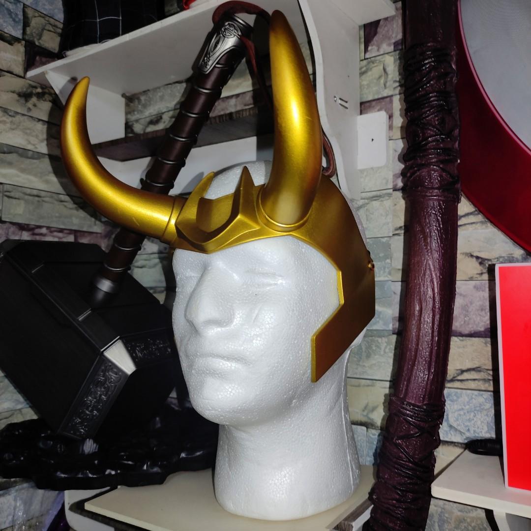 Loki Crown Helmet Cosplay, Hobbies & Toys, Toys & Games on Carousell