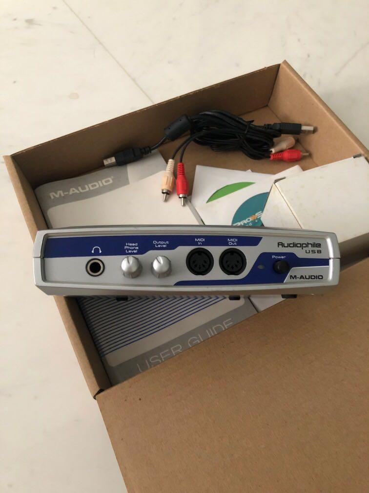 M-Audio Audiophile USB DAC and MIDI Device, Computers & Tech, Parts ...