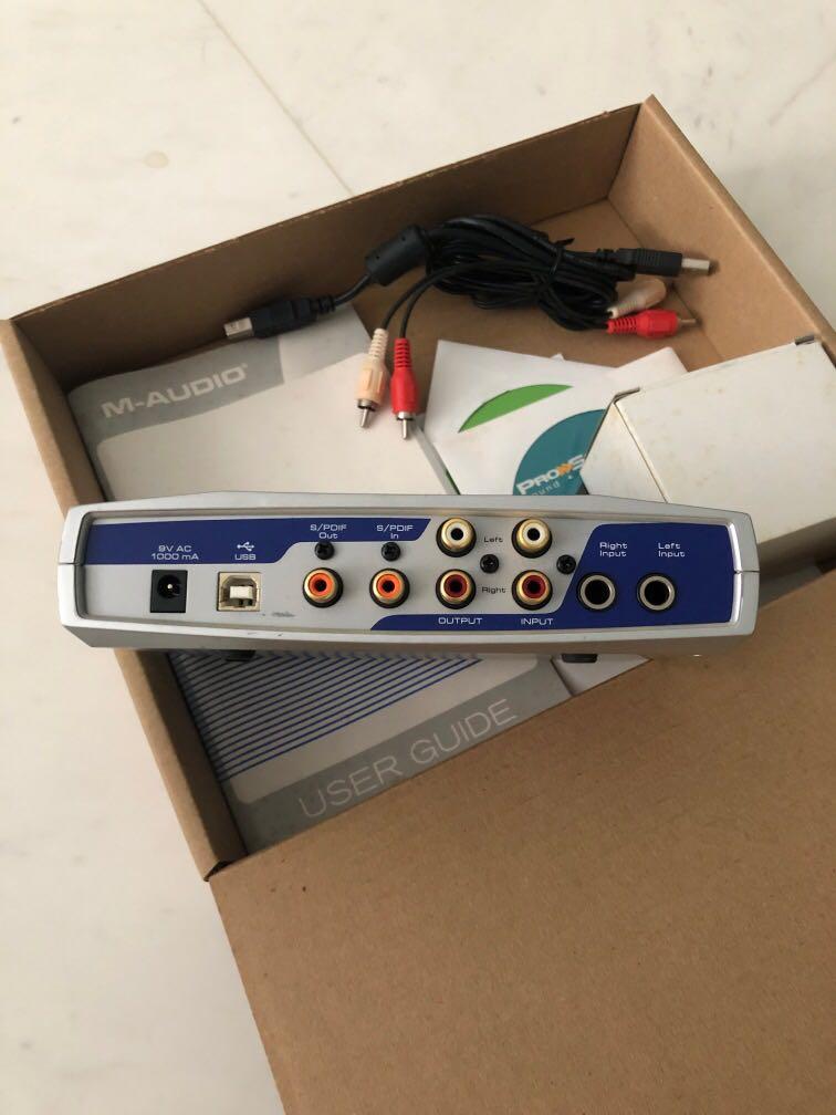 M-Audio Audiophile USB DAC and MIDI Device, Computers & Tech, Parts ...