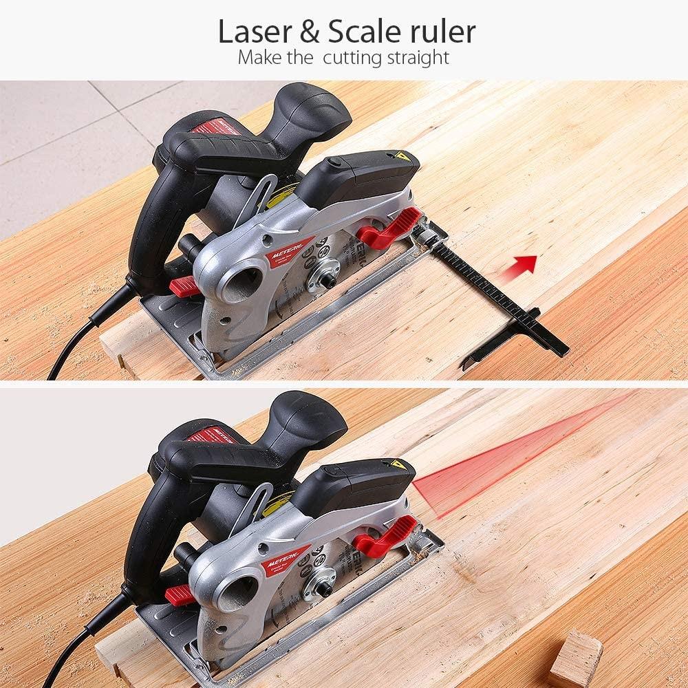 Meterk Circular Saw, 1500W, Furniture & Home Living, Home Improvement ...