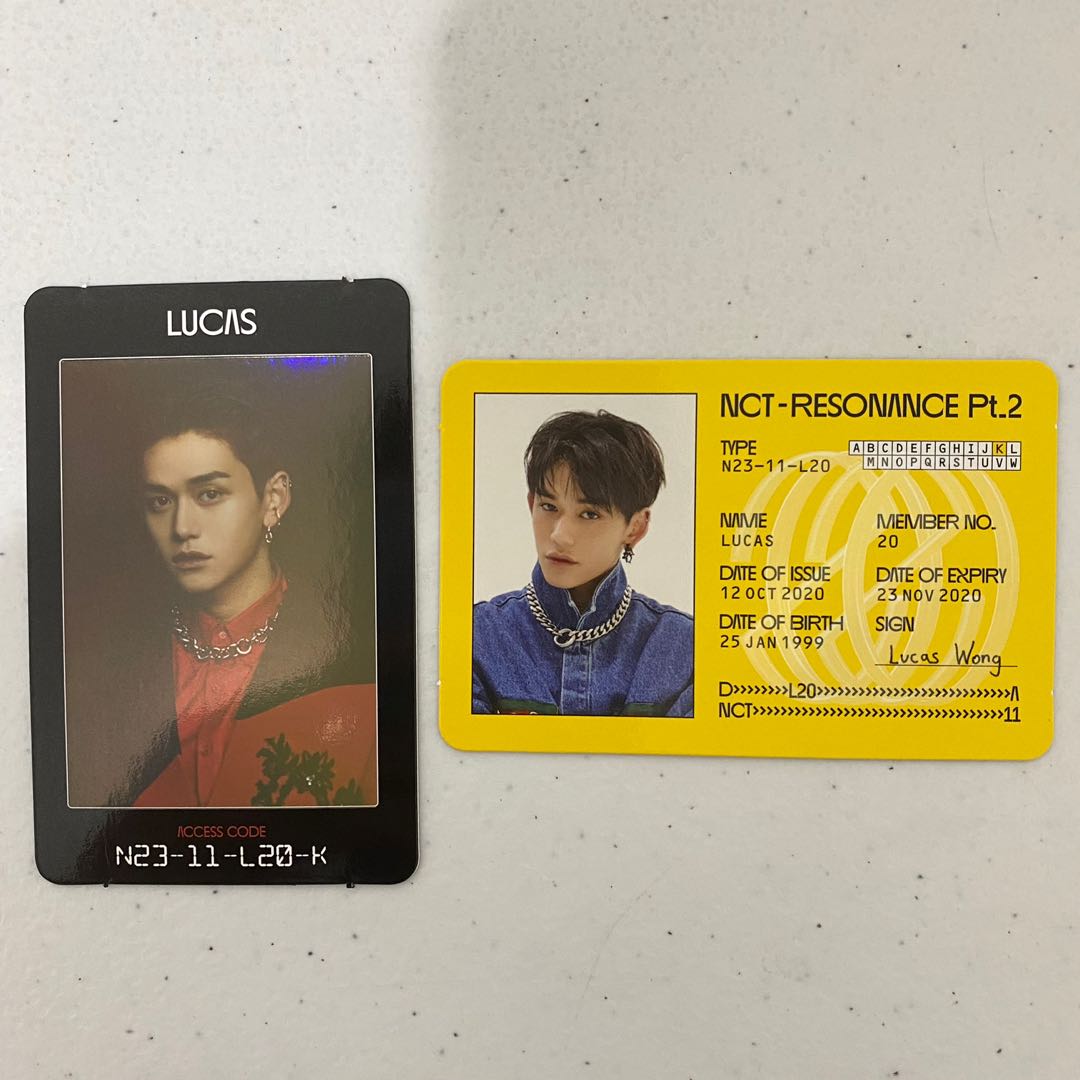 NCT RESONANCE PT. 2 LUCAS SET, Hobbies & Toys, Memorabilia ...