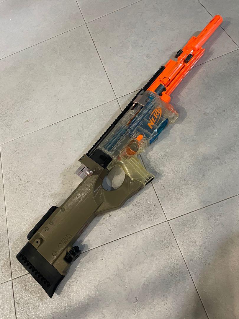 Nerf Bolt Action Blaster, Hobbies & Toys, Toys & Games on Carousell