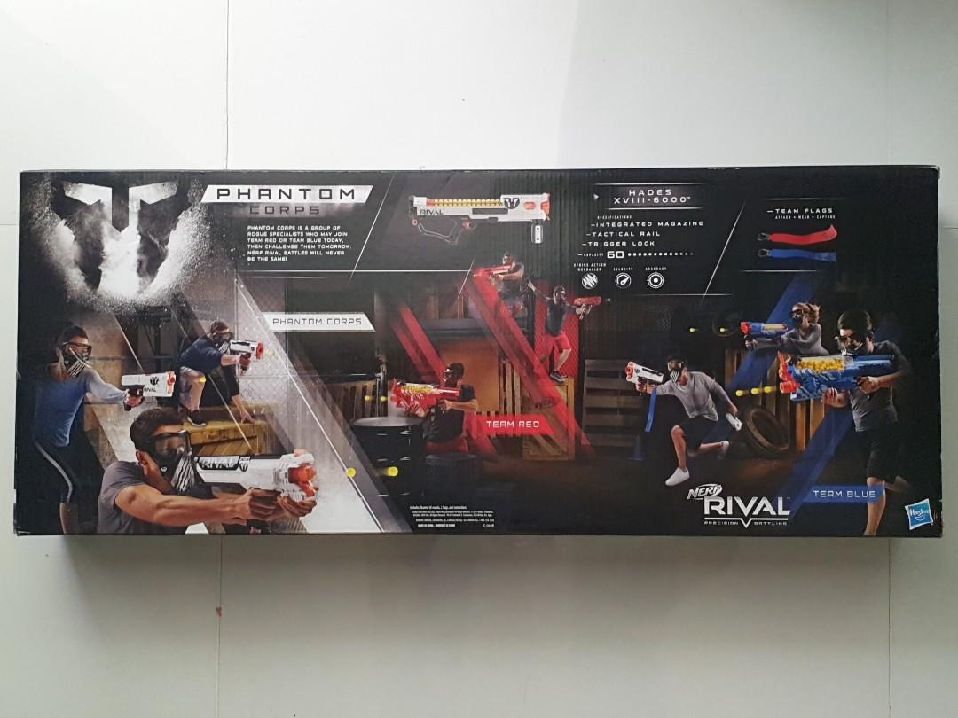 NERF RIVAL HADES XVIII-6000 PHANTOM CORPS, Hobbies & Toys, Toys & Games ...