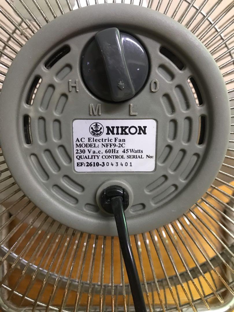 Nikon Industrial Fan, Furniture & Home Living, Lighting & Fans, Fans on ...