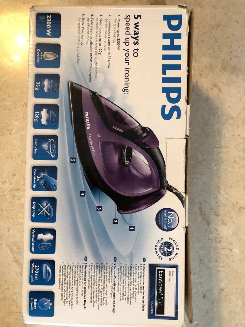 Philips Iron - Used, TV & Home Appliances, Irons & Steamers on Carousell