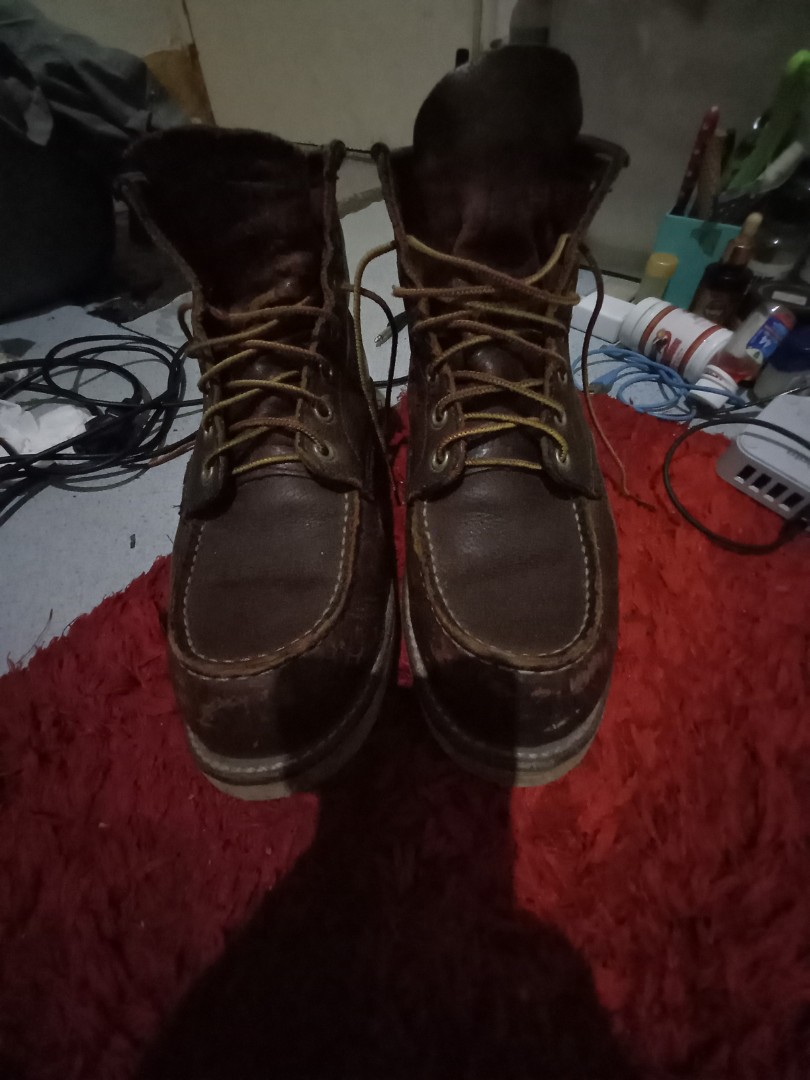 Red wing original(brown)99% msh ok, Fesyen Pria, Sepatu , Sepatu Boot ...