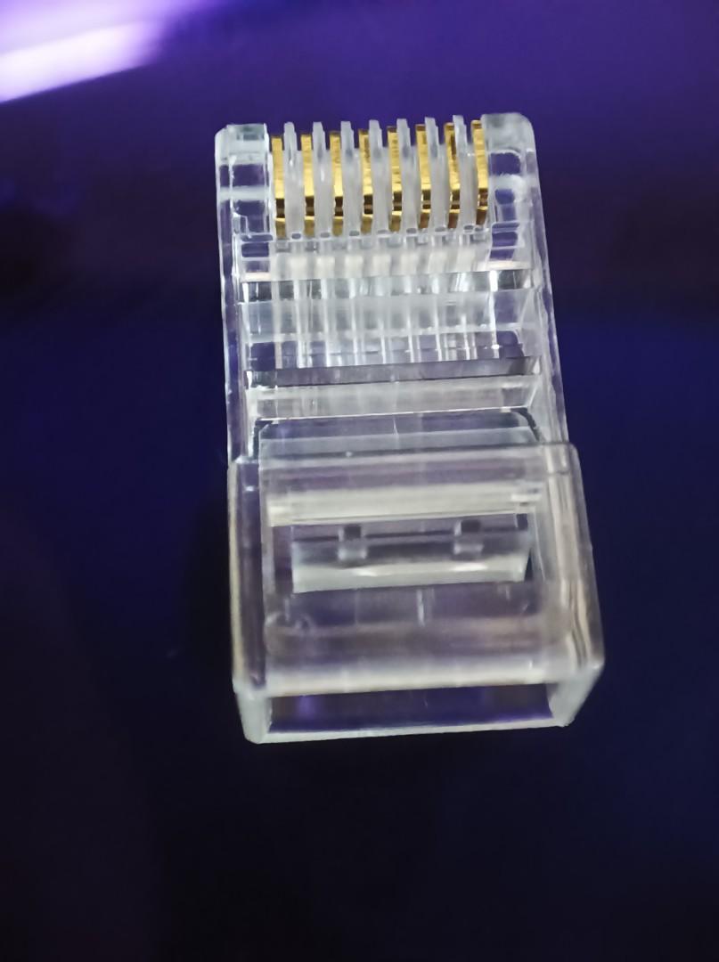 Rj45 connector (100pcs/pack), Computers & Tech, Parts & Accessories ...