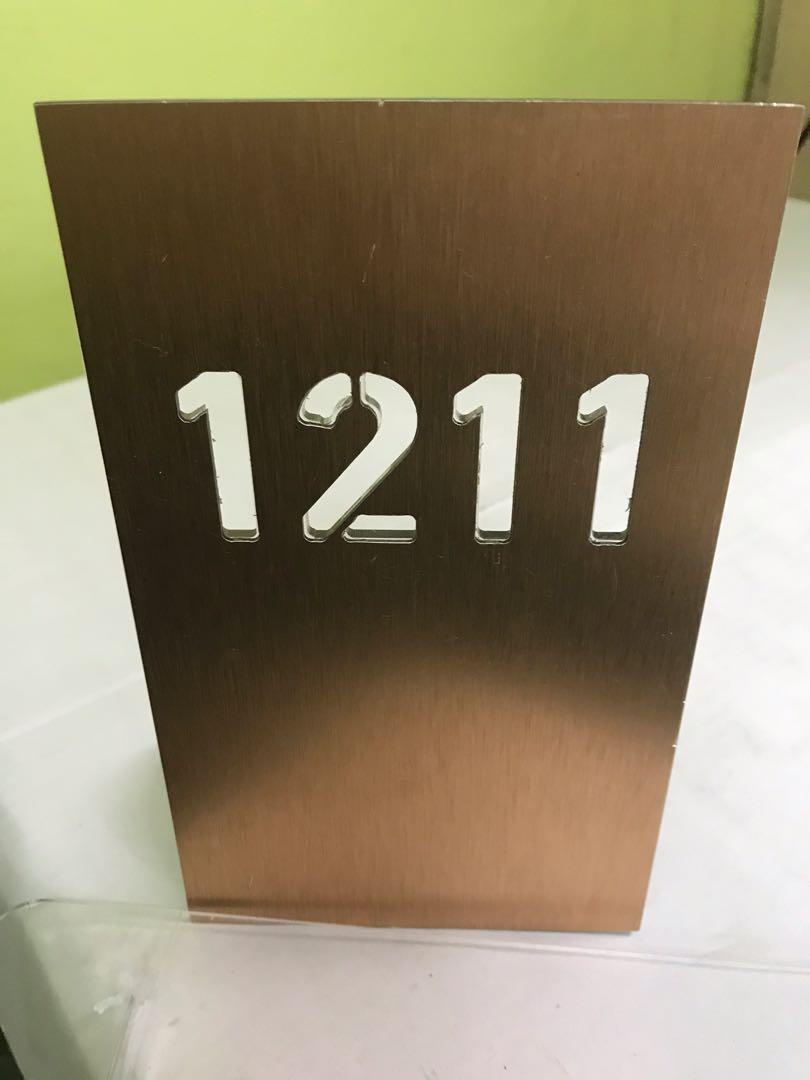 Signages, Acrylic, Room Number, Restaurant sign, Floor Stickers, Build ...