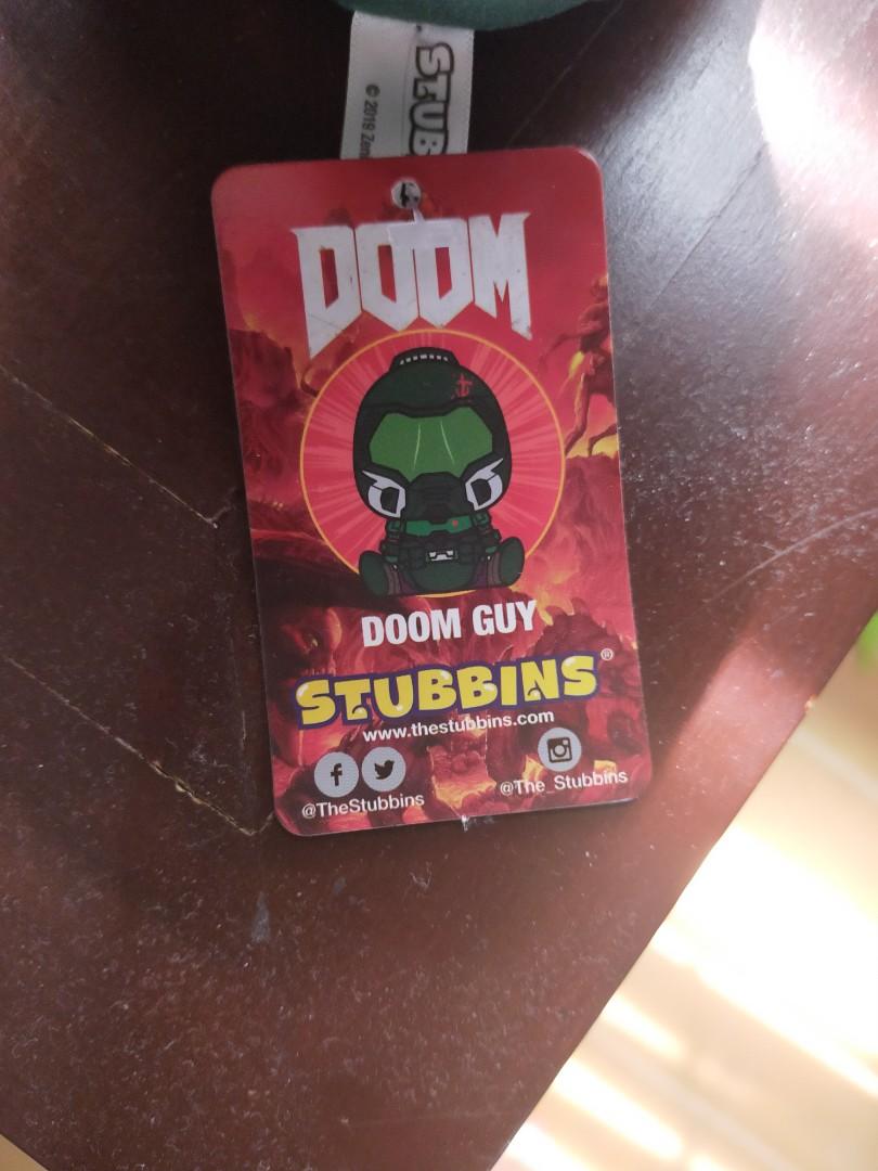 Stubbins Doom Slayer Plush toy, Hobbies & Toys, Toys & Games on Carousell