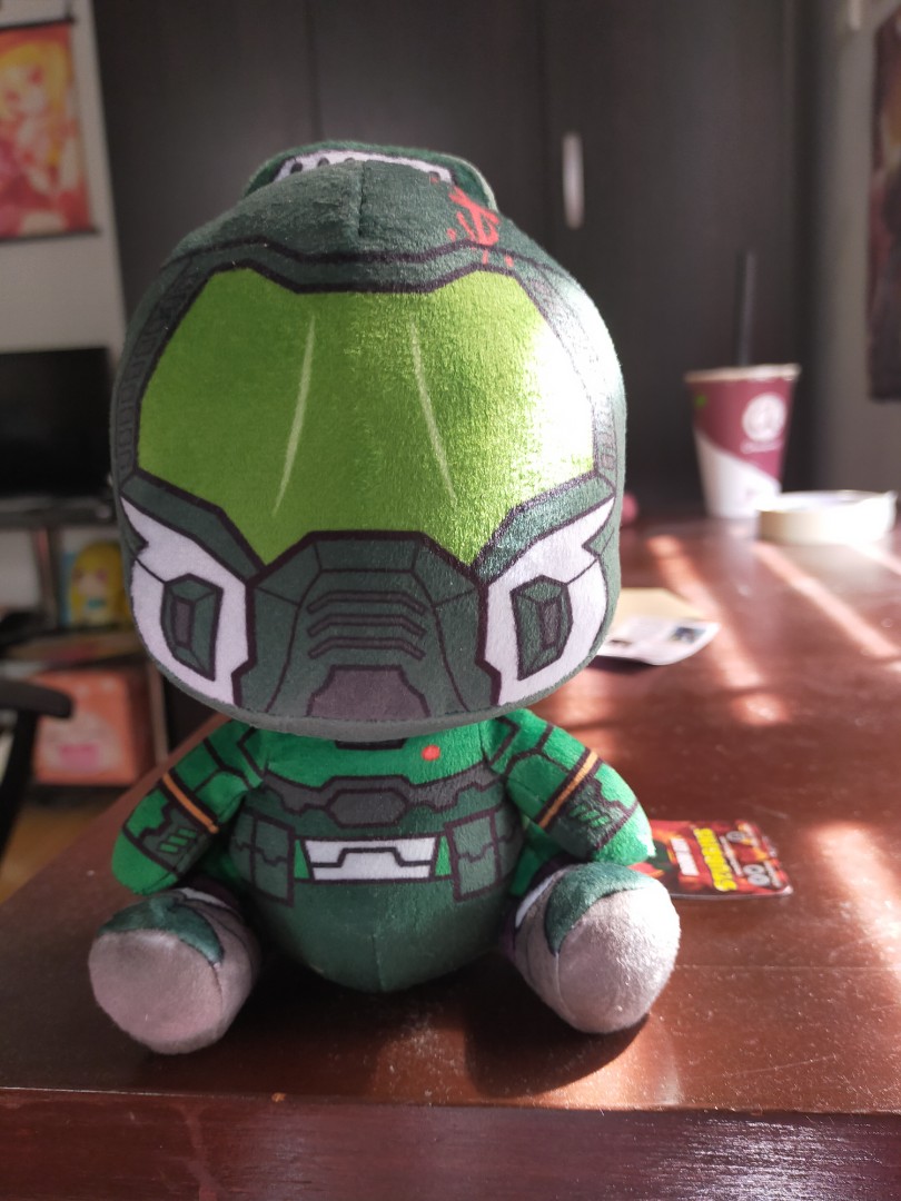 Stubbins Doom Slayer Plush toy, Hobbies & Toys, Toys & Games on Carousell