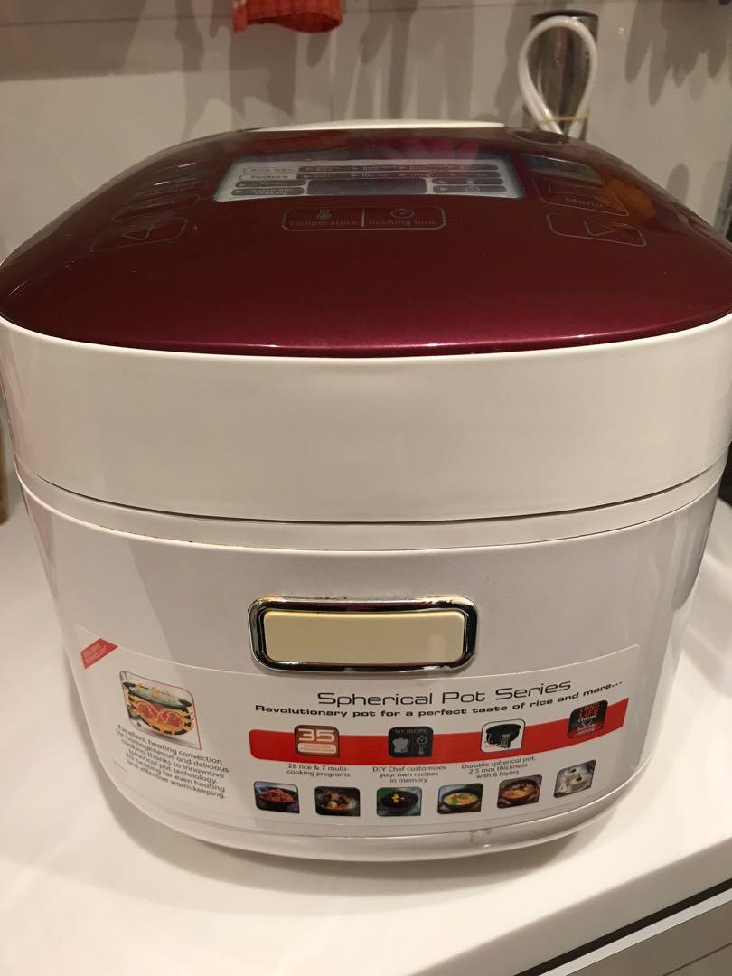 Tefal Spherical Pot Rice & Multi Cooker 特福球釜電飯煲, 家庭電器, 廚房電器, 焗爐及多士爐 ...