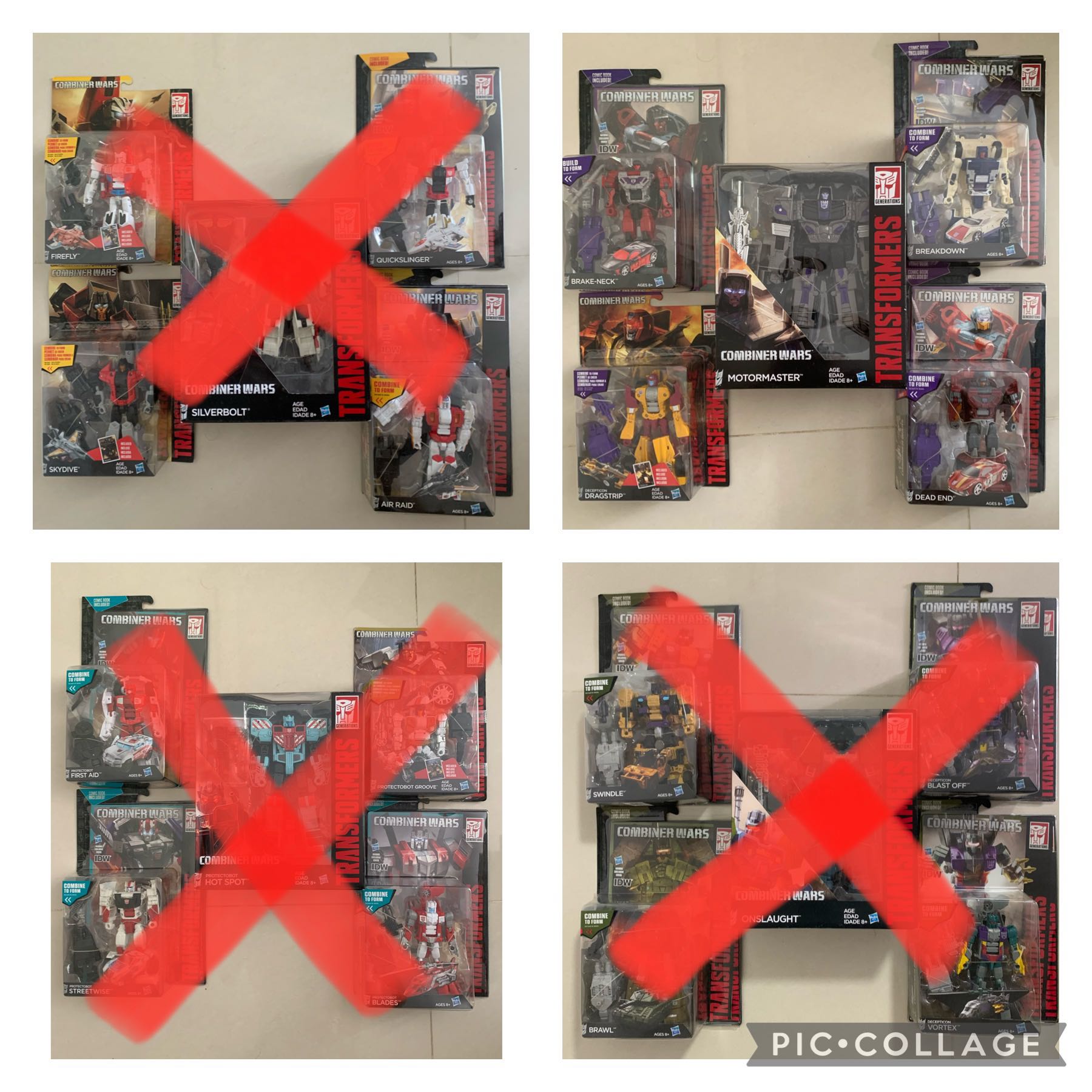 Transformers Combiner Wars Superion Menasor Defensor Bruticus Optimus ...