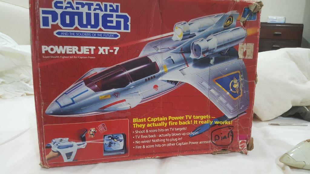 Vintage 1987. Mattel Vehicle. Captain Power Powerjet XT-7., Hobbies ...