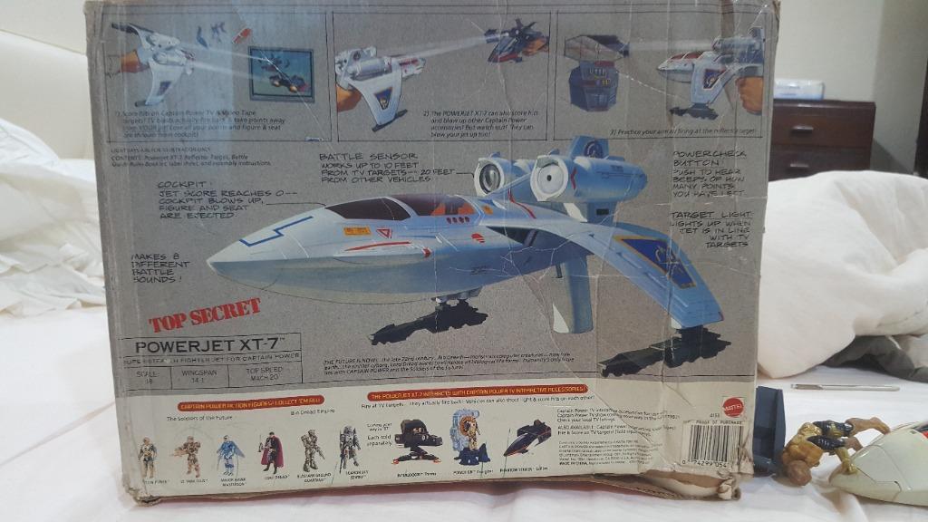 Vintage 1987. Mattel Vehicle. Captain Power Powerjet XT-7., Hobbies ...
