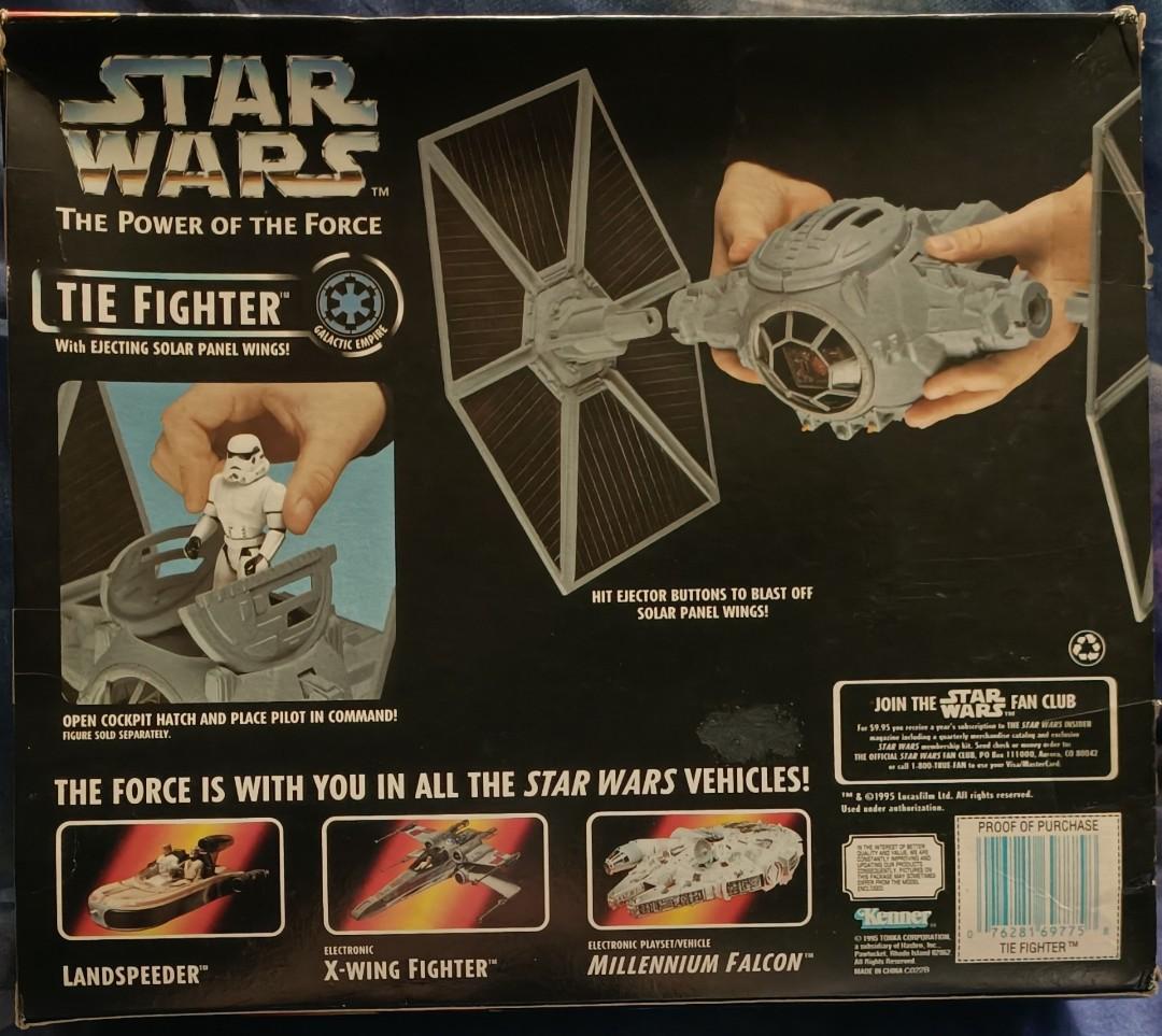 Vintage Star Wars Tie Fighter with Ejecting Solar Panel Wings, Hobbies ...