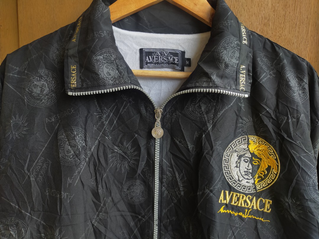 Vintage Versace Track jacket, Men's Fashion, Coats, Jackets and ...