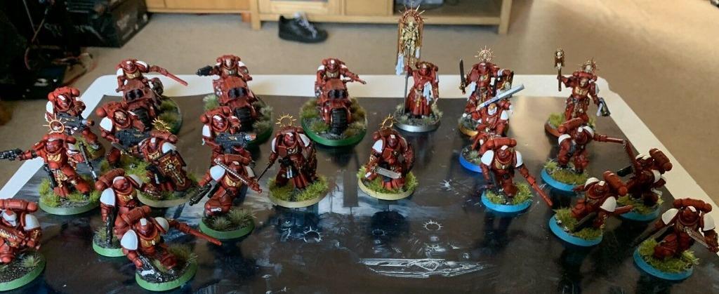 Warhammer 40k Indomitus Box Set. Marines/Necrons Fully Painted, Hobbies ...