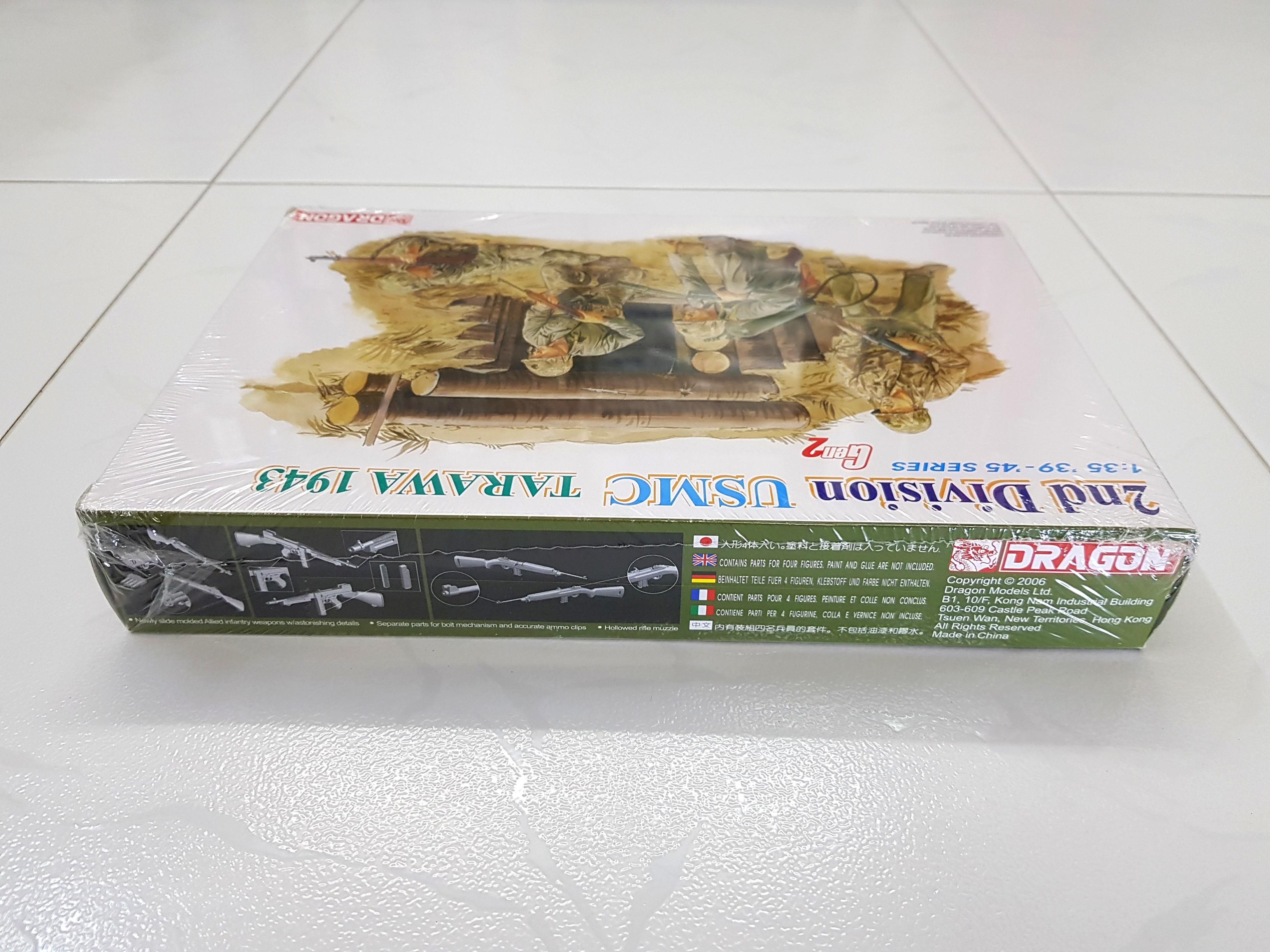 1/35 Dragon Gen2 #6272, 2nd Division USMC Tarawa 1943 c/w 4 Figures ...