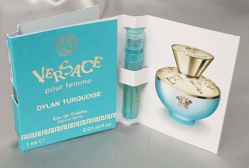 1ML VIALS VERSACE DYLAN TURQUOISE POUR FEMME EDT, Beauty & Personal ...