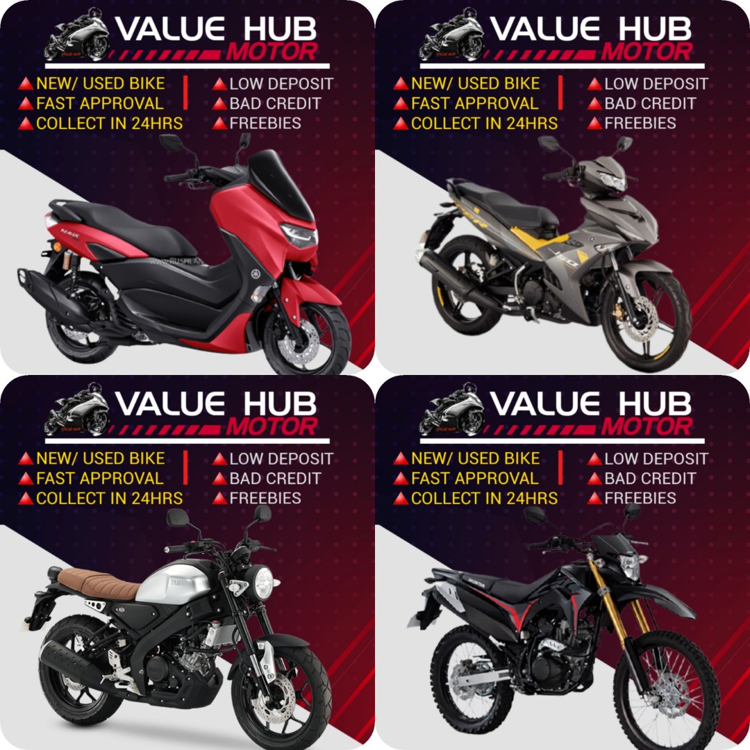 Aerox 155, Nmax, Adv150, Xmax 300, MT15, R15, CB150R, Motorcycles ...