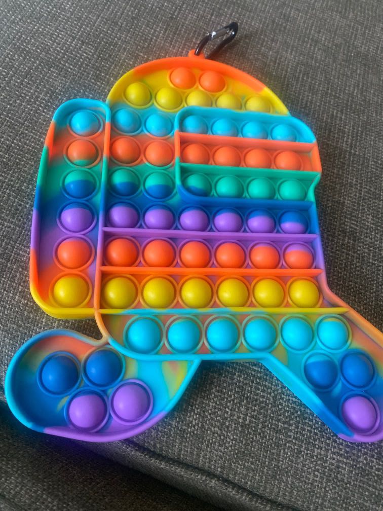 Among us pop it fidget toy, Hobbies & Toys, Toys & Games on Carousell