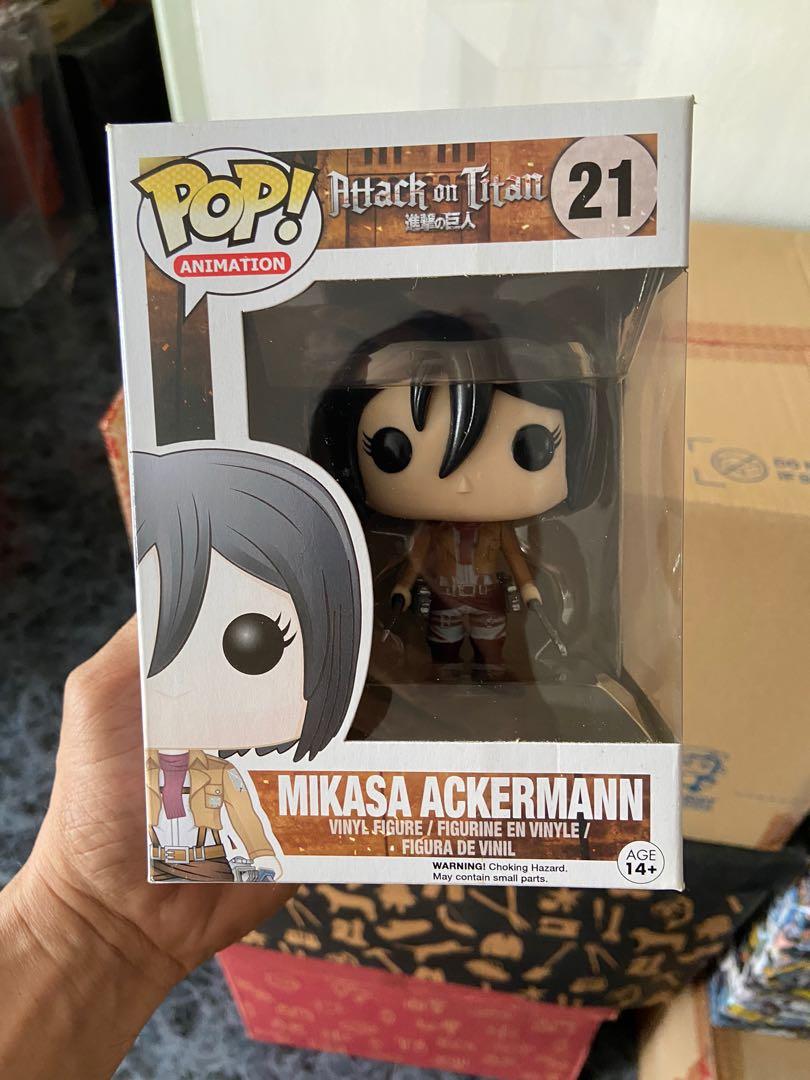 AOT Mikasa funko pop attack on titan kyojin, Hobbies & Toys, Toys ...