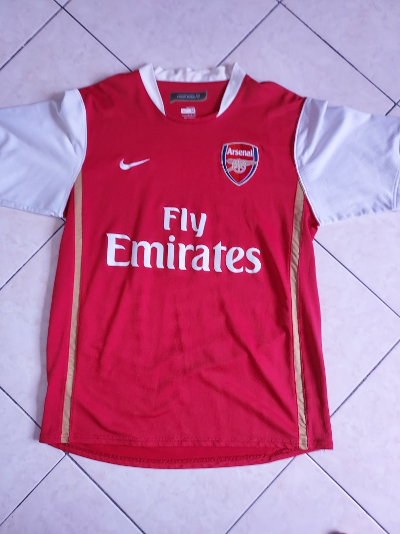 Arsenal Nike Vintage Football Jersey, Men's Fashion, Activewear on ...