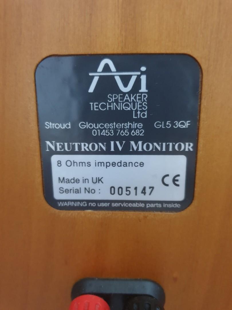 AVI Neutron IV Monitors, Audio, Soundbars, Speakers & Amplifiers on ...