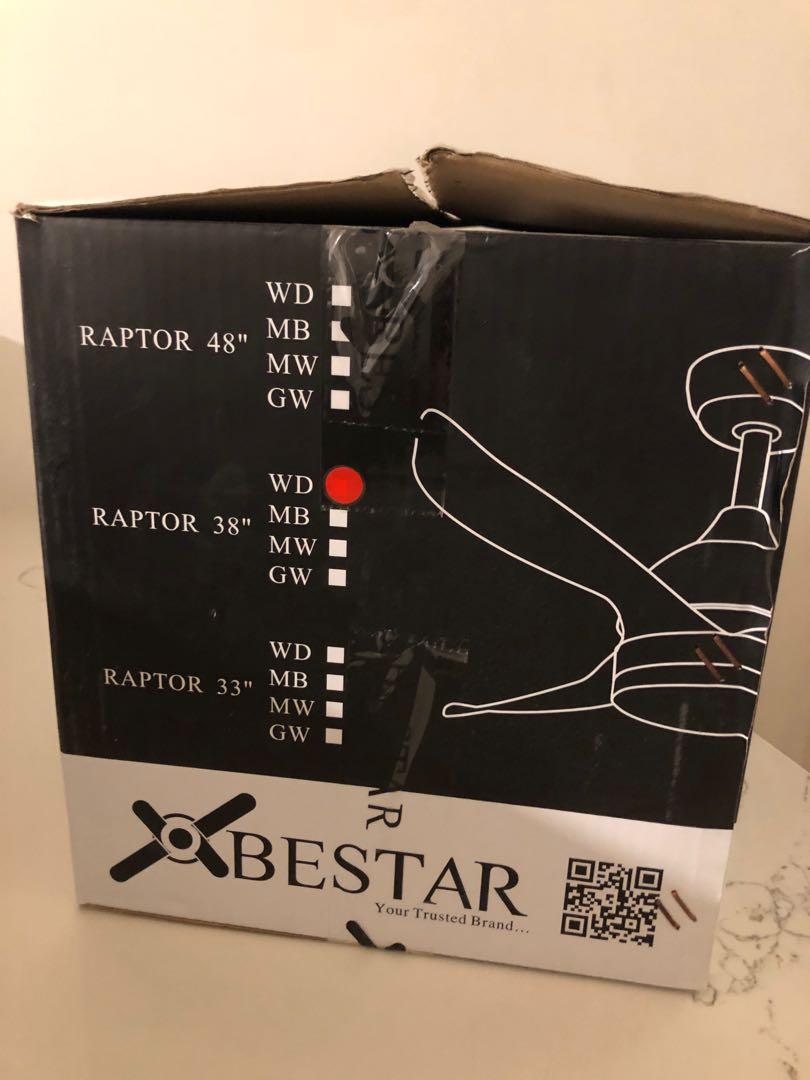 Bestar Raptor 38” with light wood color, Furniture & Home Living ...