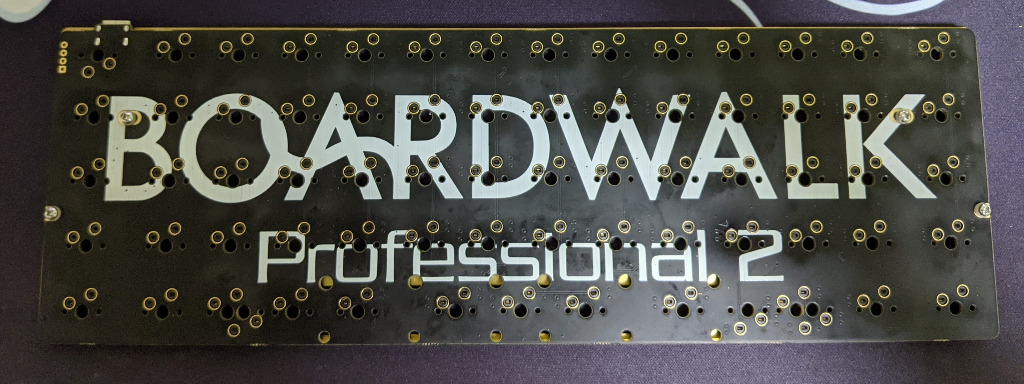 Boardwalk ortholinear Hotswap PCB + Stainless Steel Plate keyboard kit ...