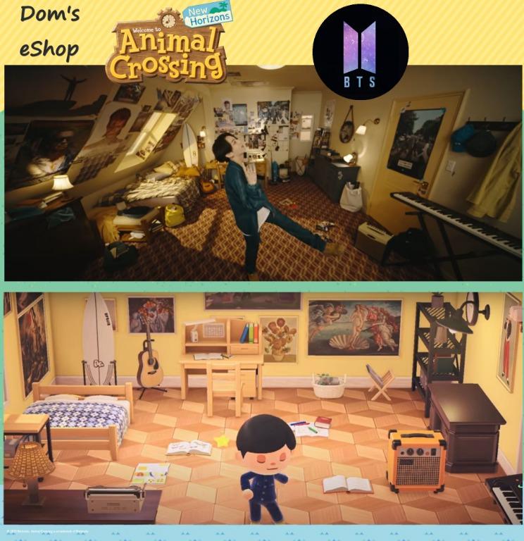 BTS Jungkook Army Dynamite Animal Crossing New Horizons Room ...