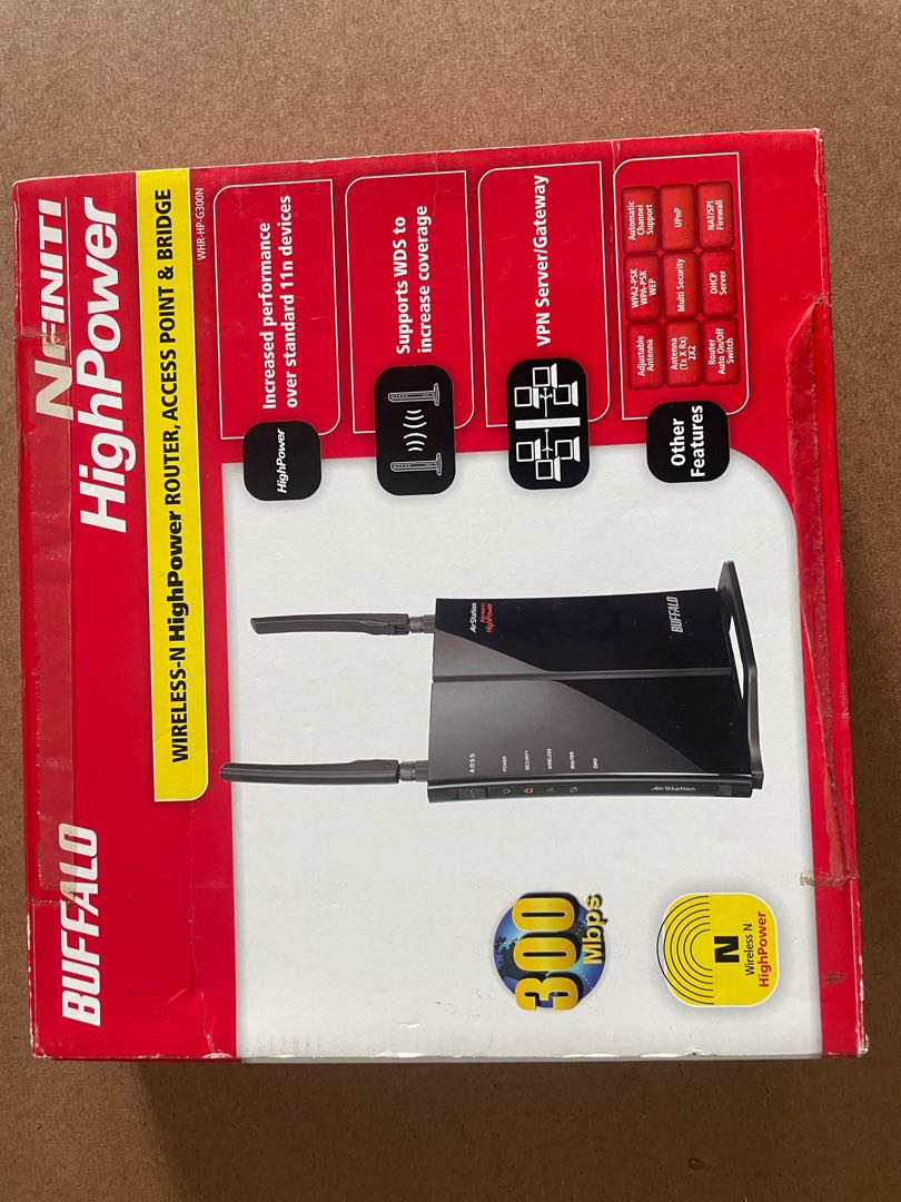 Buffalo Wireless Router Wifi, Computers & Tech, Parts & Accessories ...