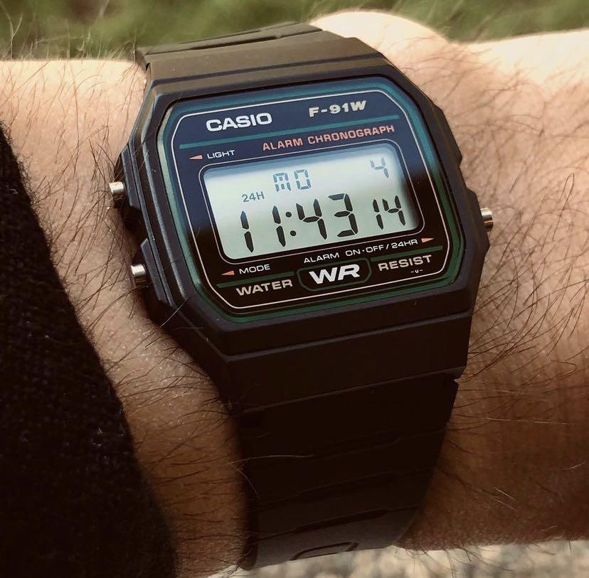 Casio Vintage F91 Digital Watch Resin Strap F91W-3D Brand New F91W-3DG, Men's Fashion, Watches ...