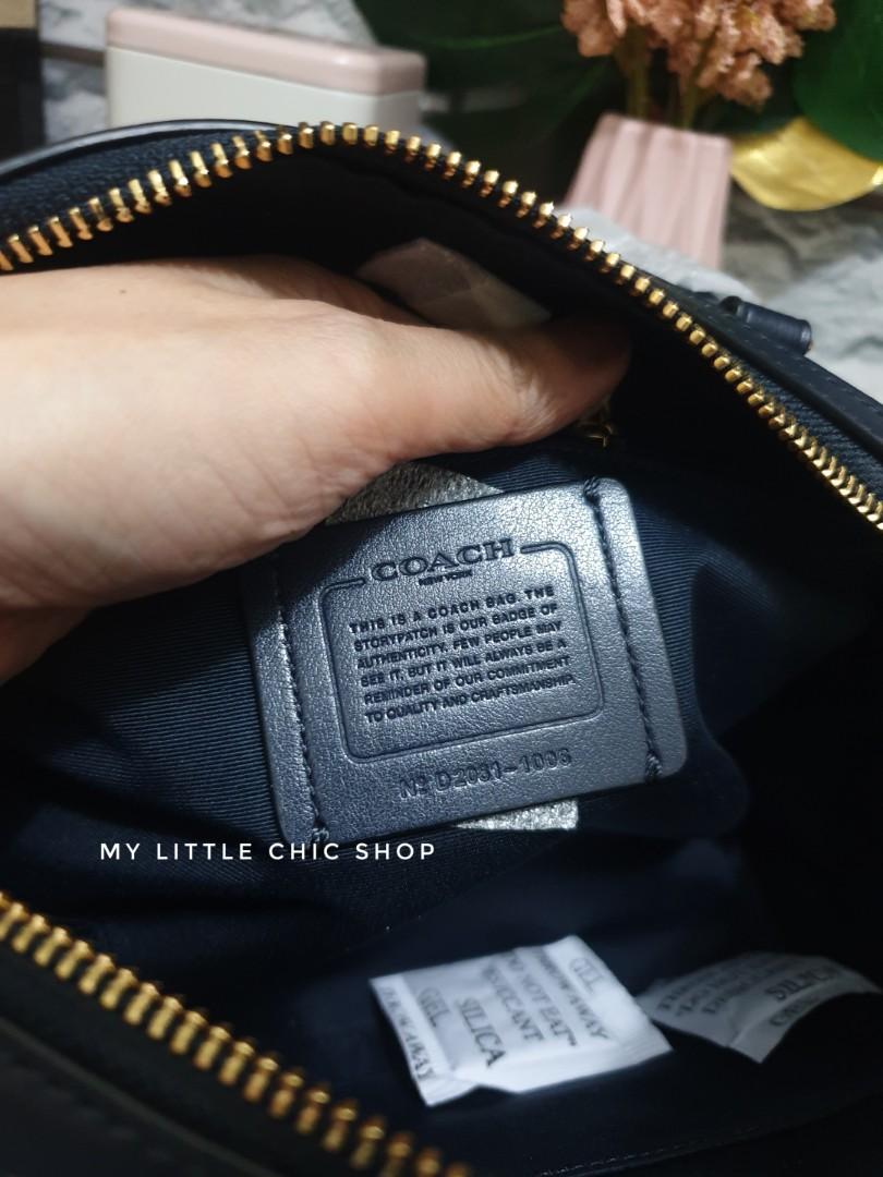 Coach rowan perforated midnight blue, Women's Fashion, Bags & Wallets ...