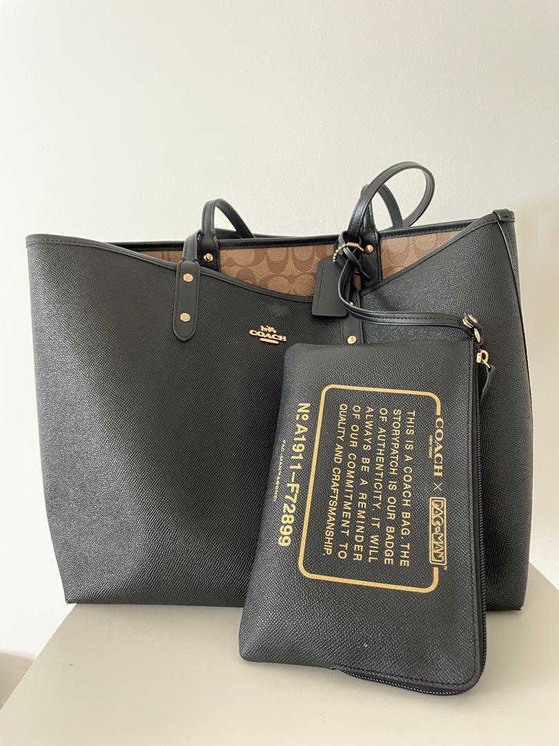 COACH x Pac-Man Limited Edition Tote Bag, Women's Fashion, Bags ...