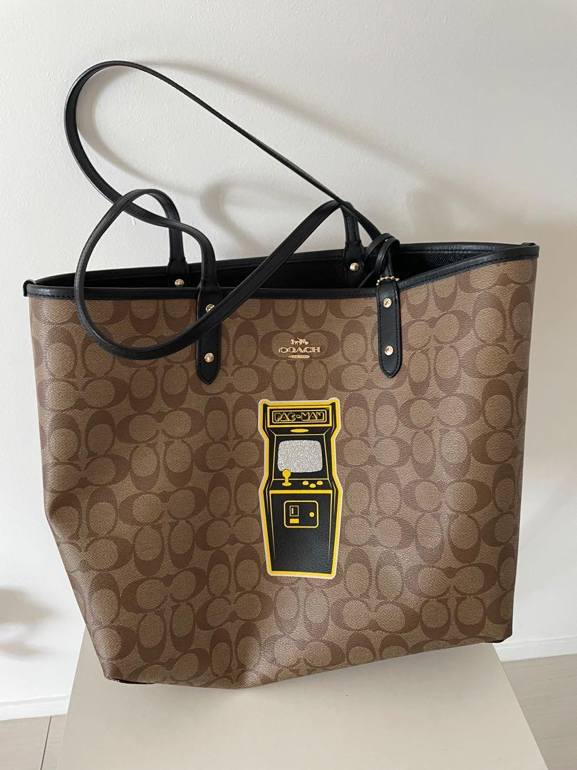 COACH x Pac-Man Limited Edition Tote Bag, Women's Fashion, Bags ...