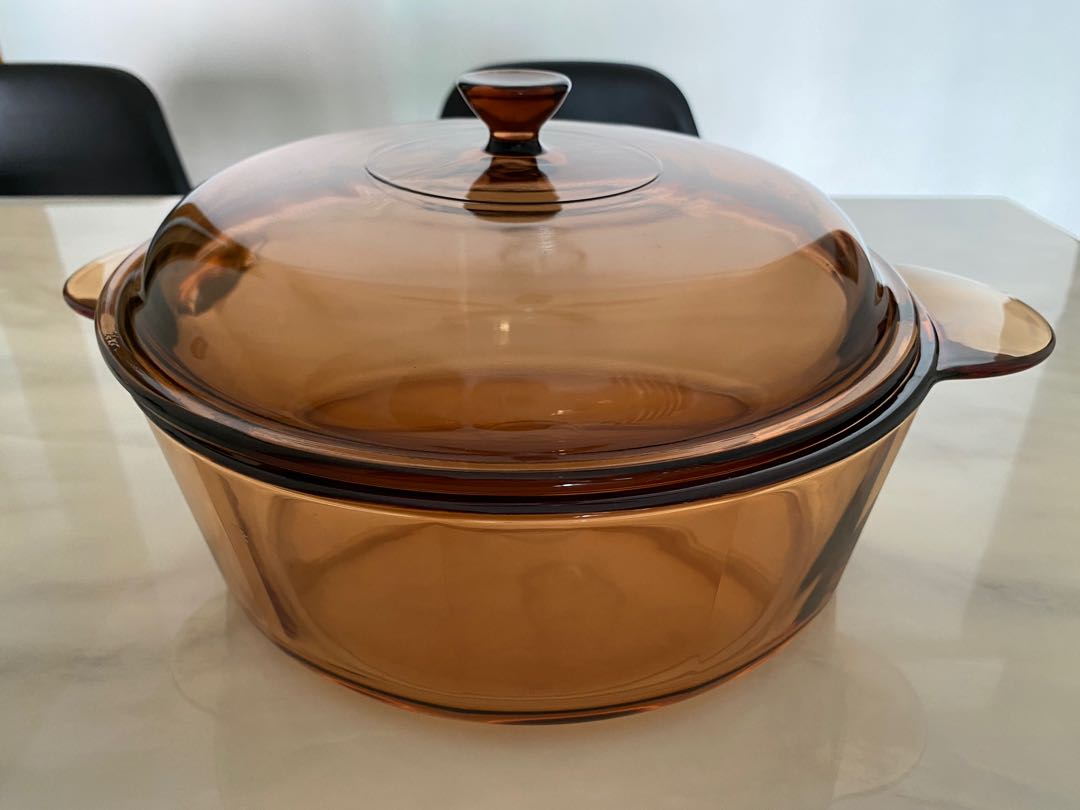 Corning glass pot, Furniture & Home Living, Kitchenware & Tableware ...