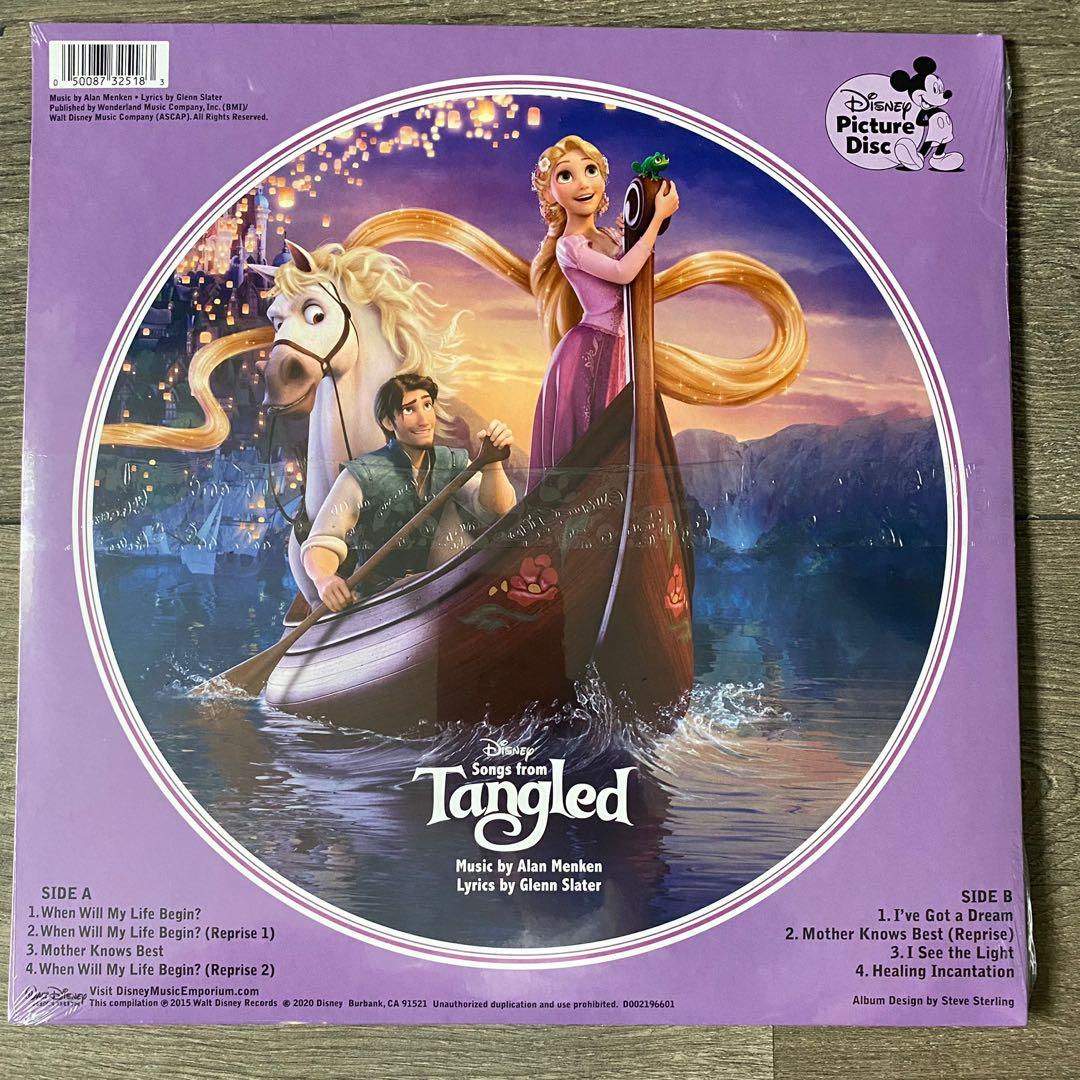 Disney Tangled Movie Soundtrack picture vinyl, Hobbies & Toys, Music ...