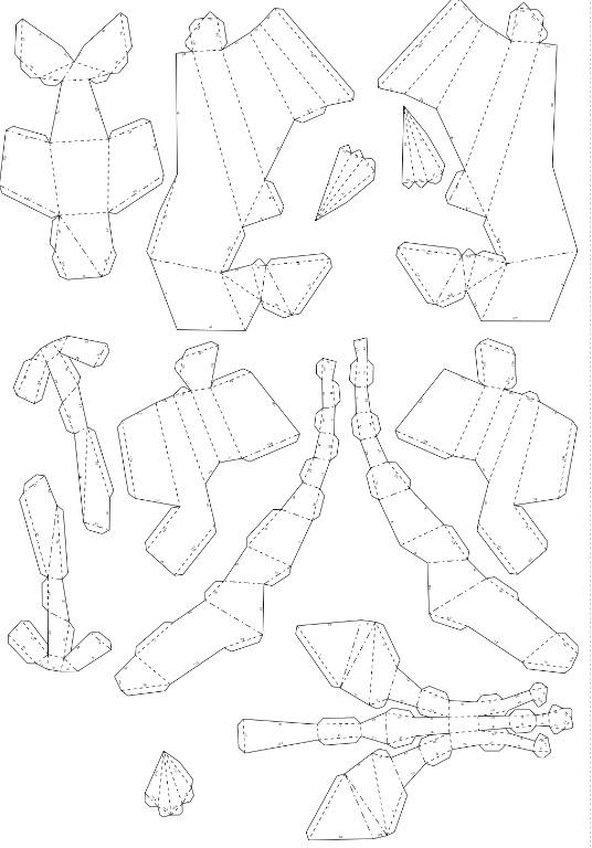 #HargaPadu DIY 3D Papercraft Low Poly Model Kit: Shrek Helmet, Hobbies ...