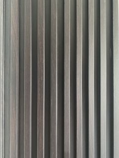 Fluted Wall Panel- Black, Furniture & Home Living, Home Decor, Wall ...