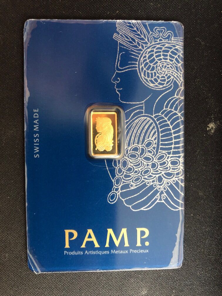 Gold 1gram, swiss PAMP 999.9 , Men's Fashion, Watches & Accessories ...