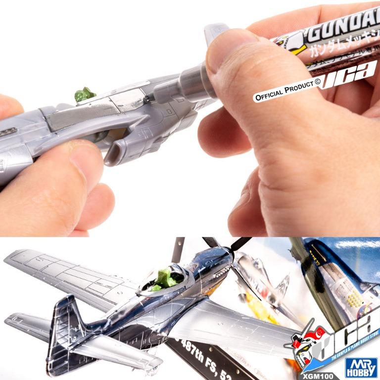 GSI CREOS MR HOBBY XGM100 GUNDAM MARKER EX SUPER SILVER CHROME PLATING ...