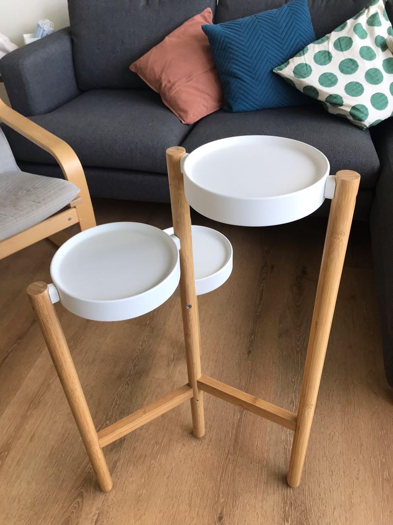 Ikea Bamboo Plant Stand, Furniture & Home Living, Home Decor, Other ...