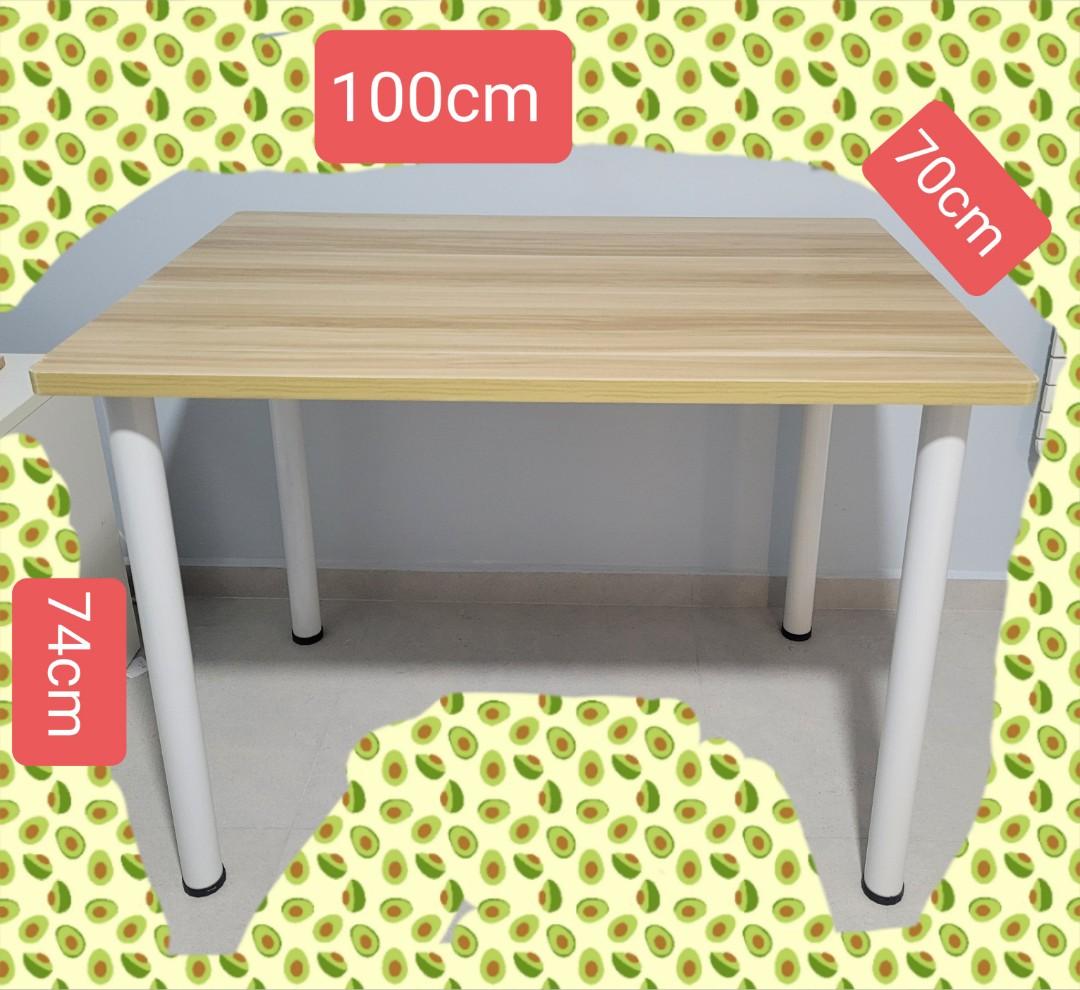 Ikea Dining Study table 100cm/1meter, Furniture & Home Living ...