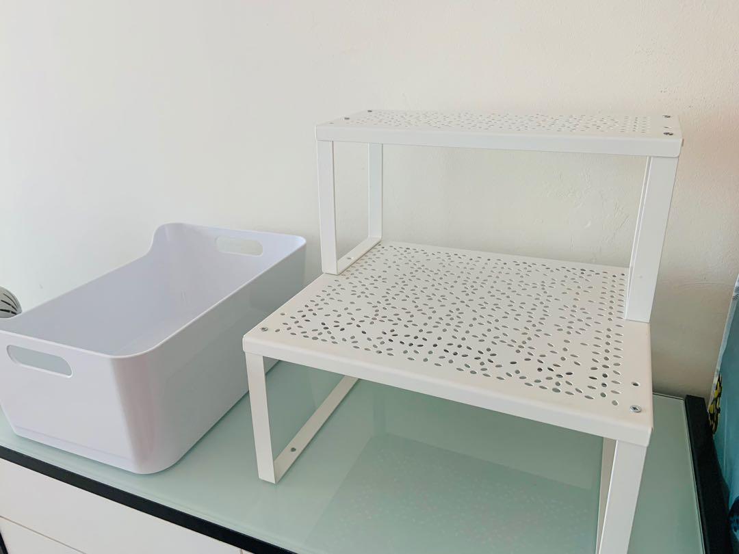 IKEA shelf insert / rack & box, Furniture & Home Living, Furniture ...