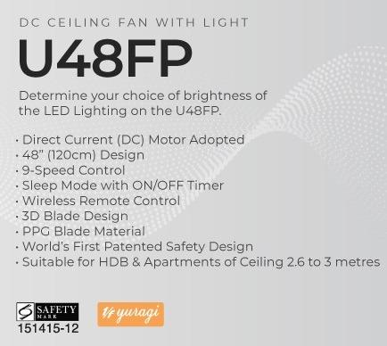 KDK U48FP Ceiling Fan, Furniture & Home Living, Lighting & Fans, Fans ...