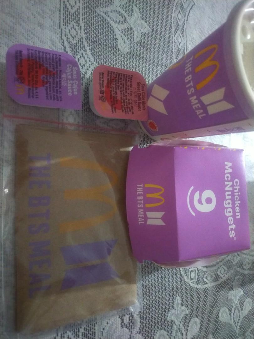 Kemasan MCD X BTS Meal, K-Wave di Carousell