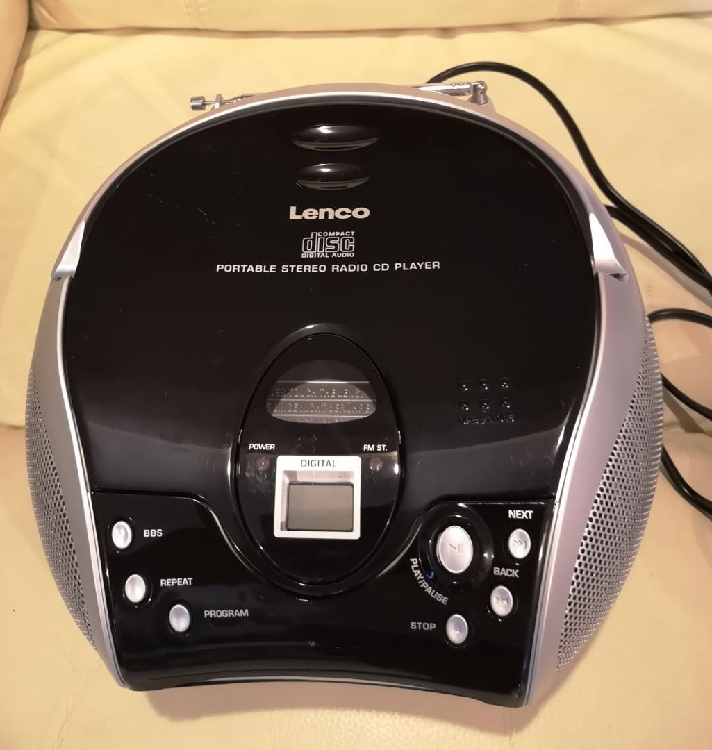 Lenco Portable Stereo Radio CD Player, Audio, Portable Music Players on ...