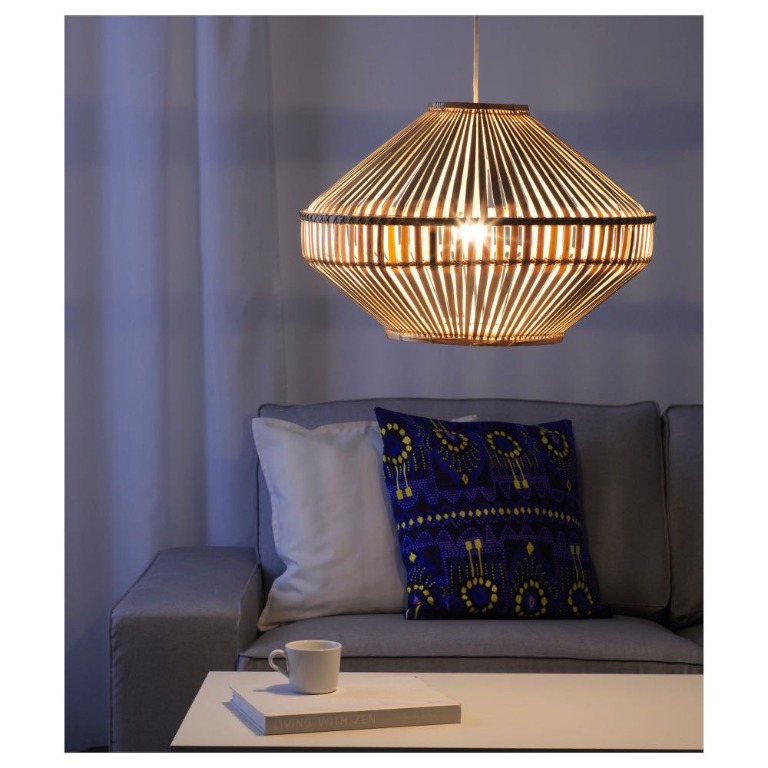 Limited Edition IKEA Rattan Lamp Shade, Furniture & Home Living ...