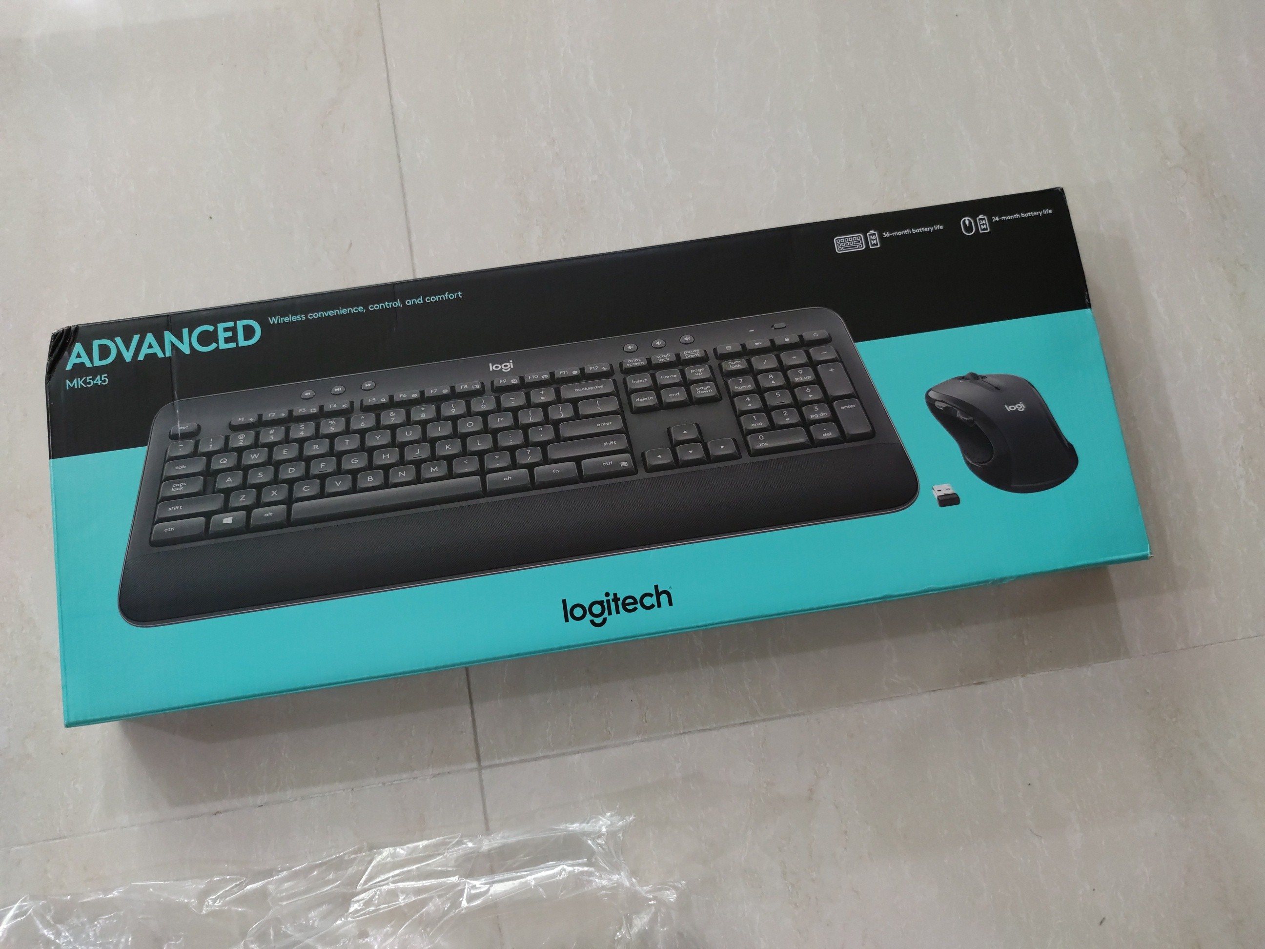 Logitech advanced MK545 Wireless keyboard and wireless mouse, Computers & Tech, Parts ...